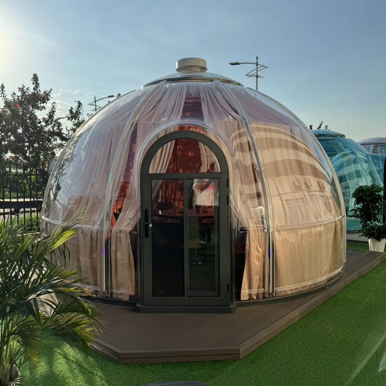 Prefab House Pc Transparent Bubble Dome Double Dome House Tents with ...